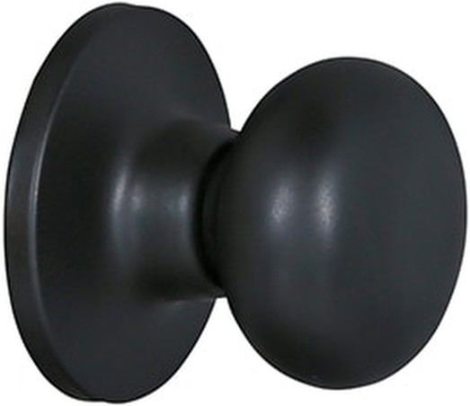 Baron Matte Black Interior or Hall/Closet Passage Door Knob